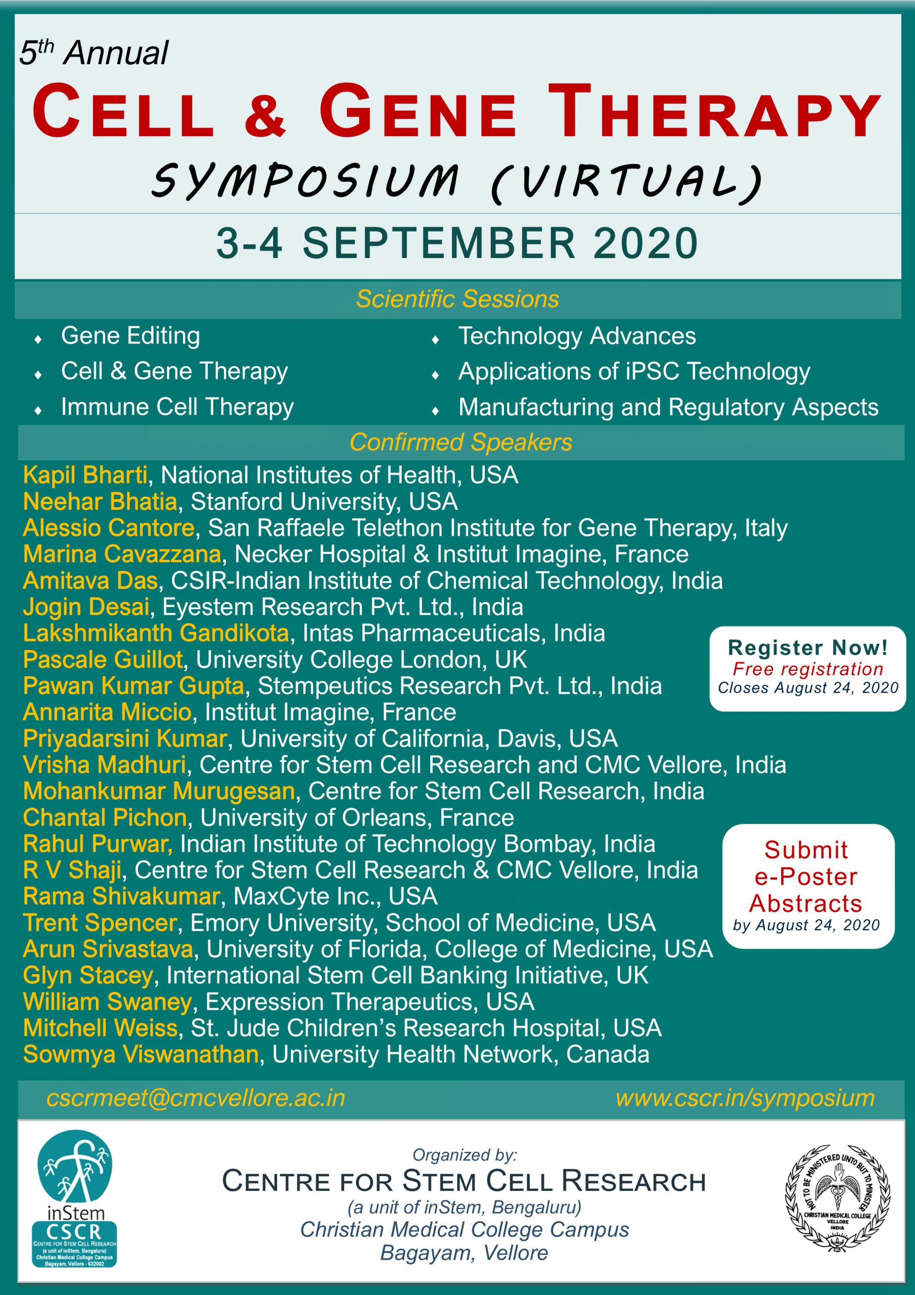 CGTS-2020 – 10th Annual Cell and Gene Therapy Symposium