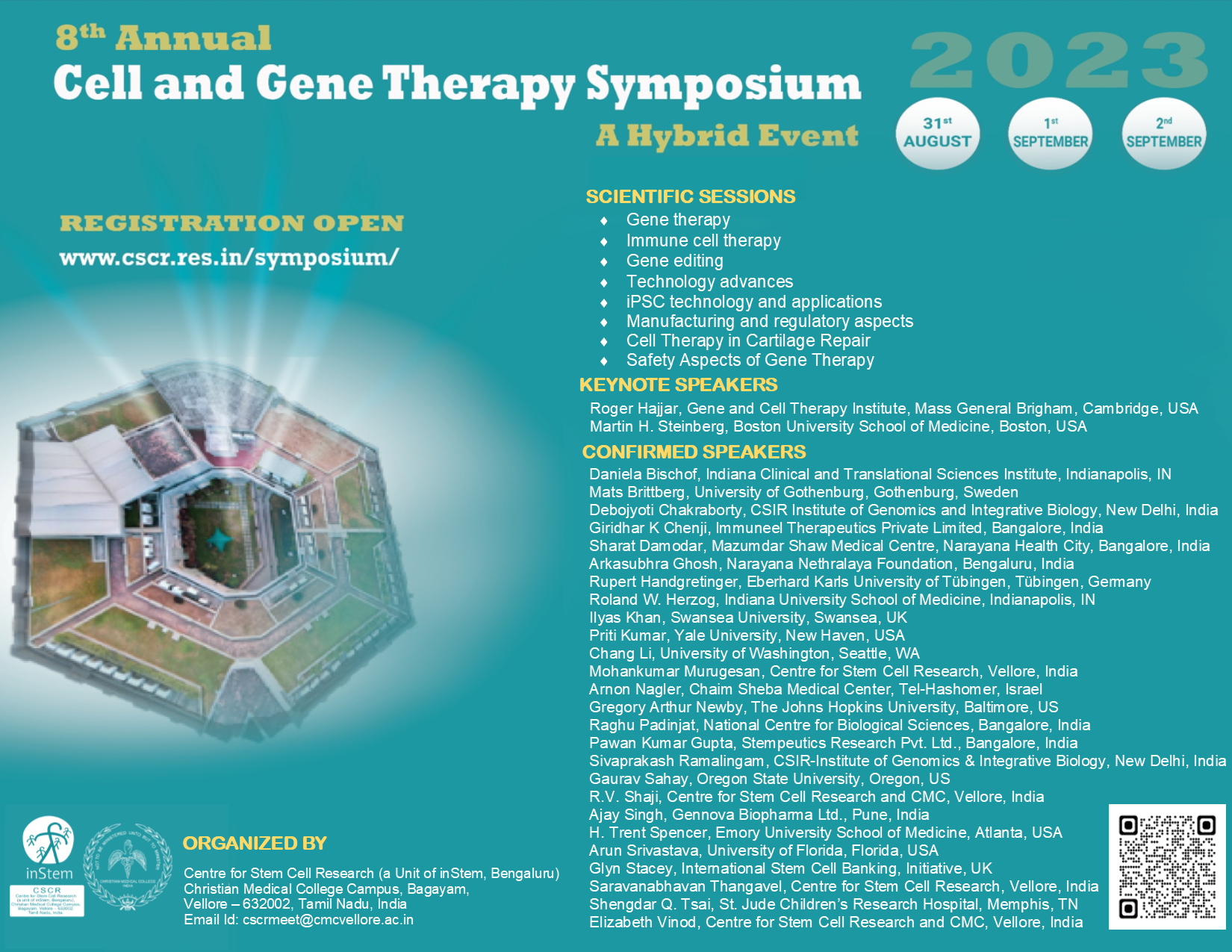 8th Annual Cell and Gene Therapy Symposium – Centre for Stem Cell Research (a unit of inStem ...